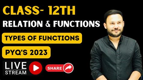 relation and functions lec 6 types of function ncert class 12 chapter 1 5 marks
