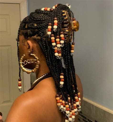 Mini Braids With Beads Minibraids Naturalhair Natural Hair Braids