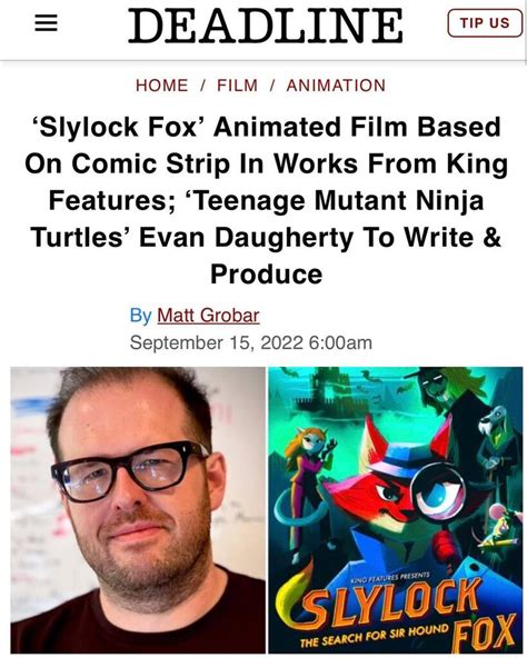 Evan On Twitter RT SlylockFox EXCLUSIVE King Features