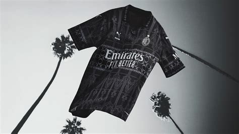 AC Milan X Pleasures 23 24 Fourth Kits Released On The Pitch