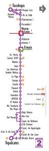 Gu A Chilanga Del Metrob S Mapa Y L Neas Del Metrob S Cdmx Historimex