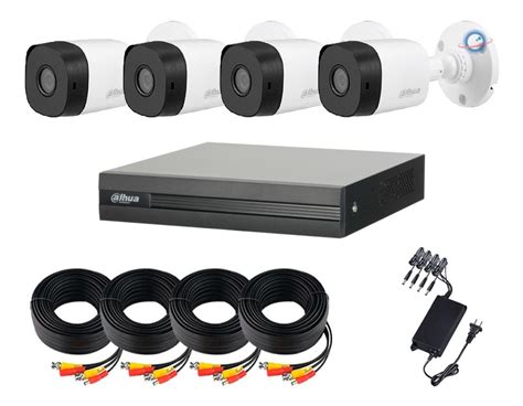 Kit Camaras Dahua P Dvr Cctv H Bala Cables Mpx Env O Gratis