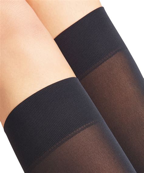 FALKE Damen Kniestrümpfe Pure Matt in Blau kaufen engelhorn