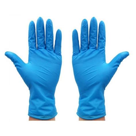 G Ng Tay Cao Su Nitrile M U Xanh Shopee Vi T Nam