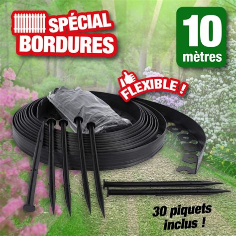 Bordure de jardin flexible spéciale massifs allées ou parterres 10