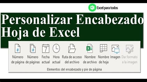 Insertar Un Encabezado De Pagina EXCEL Tutorial Excel YouTube