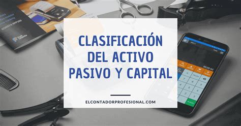 Clasificaci N Del Activo Pasivo Y Capital Contador Profesional