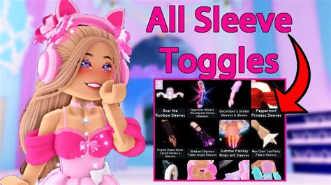 All Arms And Sleeve Toggles In Royale High Youtube