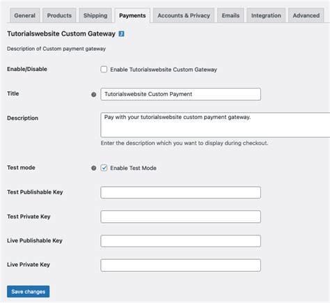 Create A Custom Payment Gateway Plugin For WooCommerce