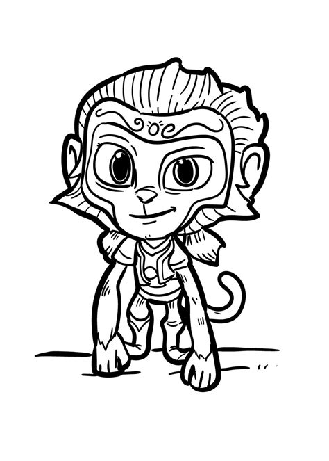 Munki Gu Pj Masks Coloring Page Coloring Pages