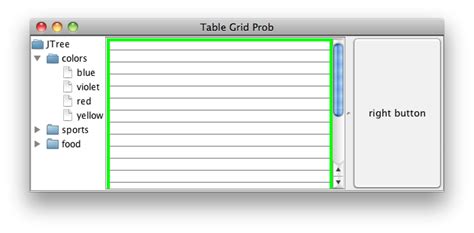 java jtable grid lines disappear unexpectedly stack overflow