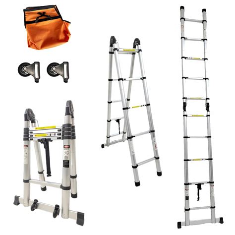 Składana Drabina Dwustronna Drabina 2 1M 2 M Teleskopowa Aluminiowa