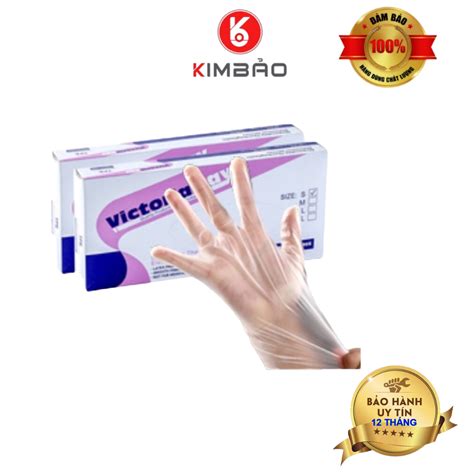 HỘP 100 GĂNG TAY VICTORIA BAY CHẤT LIỆU TPE Shop Kim Bảo