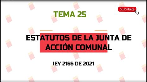 Tema Estatutos De La Junta De Acci N Comunal Curso Juntas De