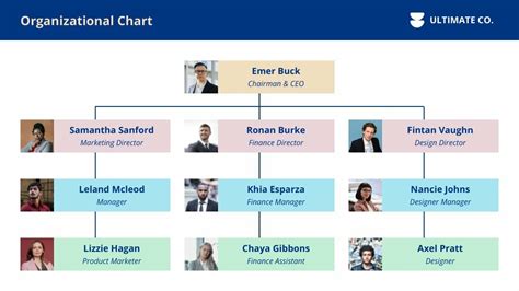 Functional Organizational Structure Free Presentation Template