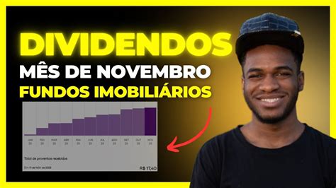 DIVIDENDOS DO MÊS DE NOVEMBRO VEJA QUANTO RECEBI OS MEUS FUNDOS