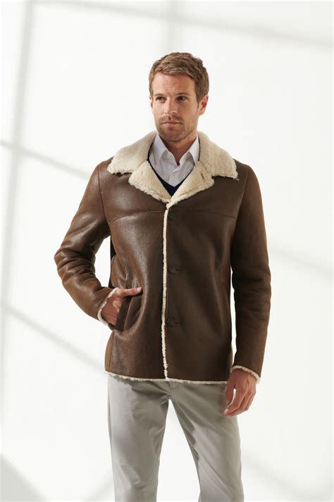 Patrick Lammfelljacke Herren Unikat Leder