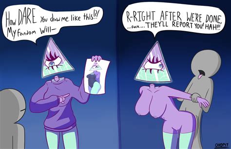 Rule 34 Grey Skin Iilluminaughtii Ollopit272 One Eye Purple Skin