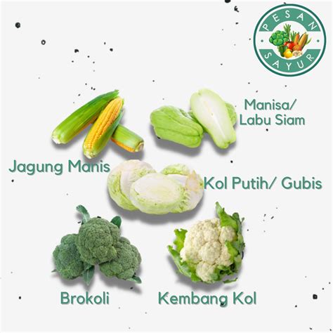 Jual Sayur Segar Jagung Manis Labu Siam Kol Gubis Brokoli