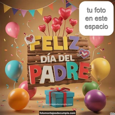 Fotomontajes para el Día del Padre para colocar foto personalizada