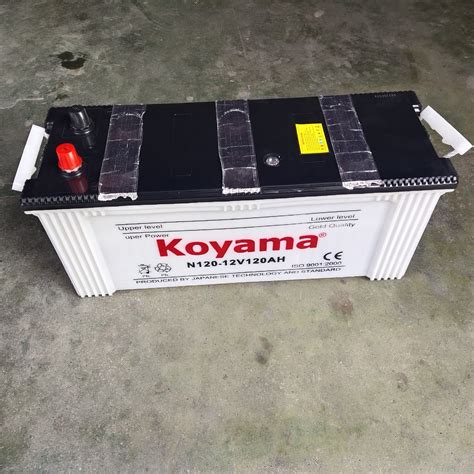 JIS Standard Dry Charged N120 115g51 Lead Acid Truck Battery 12V120ah