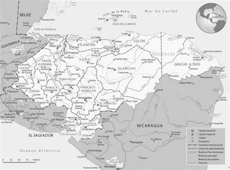Mapa De Honduras Para Colorear Mapa F Sico Geogr Fico Pol Tico