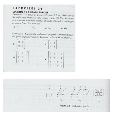 solved exer cises 2 4 section 2 4 1 graph theory exercises