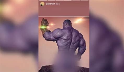 Avengers Infinity War Thanos Almost Went Shirtless In The Film
