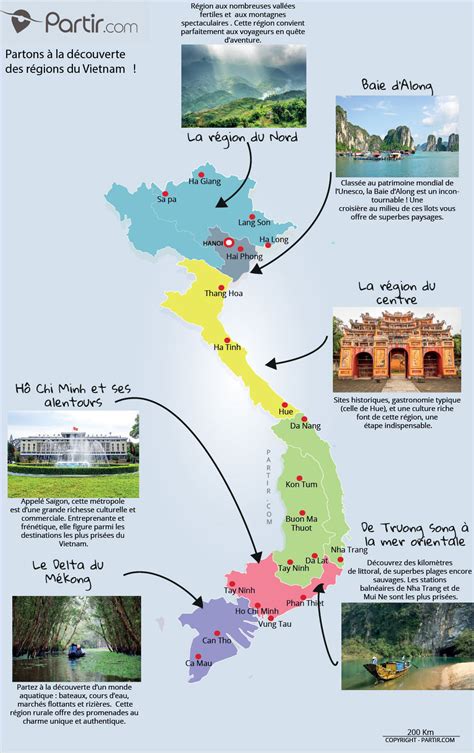 Cartes Touristiques Et Plans Vietnam R Gions Points D Int R Ts Et 67080