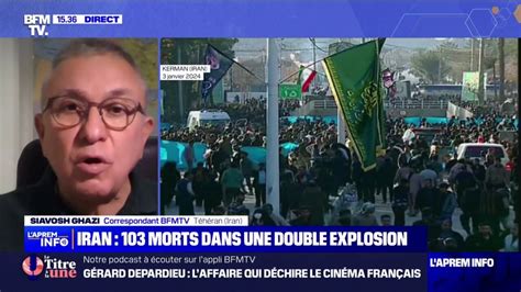 Iran au moins 103 morts dans une double explosion lors d un hommage à