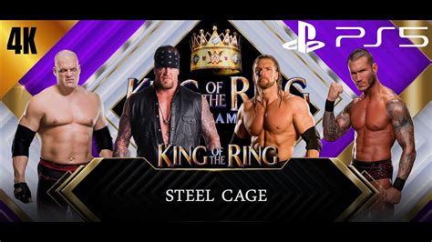 Kane VS Undertaker VS Triple H VS Randy Orton Steel Cage Match