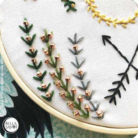 Fern Stitch Embroidery Tutorial Bella Savoy