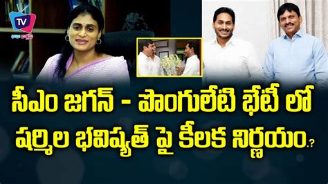 Ponguleti Srinivas Reddy Meet AP CM YS Jagan YS Sharmila CM Jagan