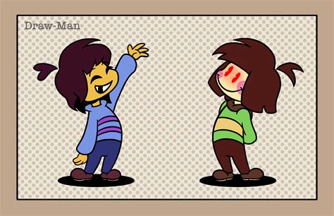 I Drew Frisk And Chara Rundertale