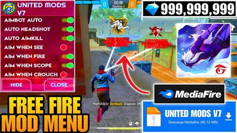 Los Mejores Mod Menú Para Free Fire 2025 Con Principe Mods NUBE GAMER