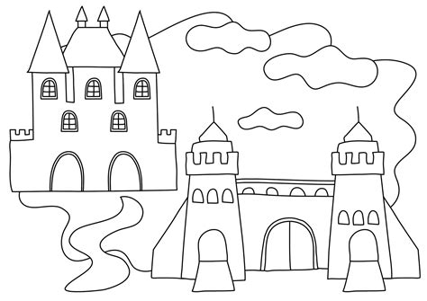 Castello Disegno Da Colorare Colorare Images And Photos Finder Porn