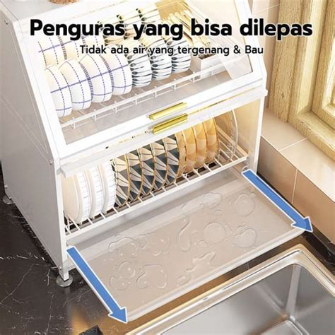 Jual Rak Cuci Piring Pengering Dish Dryer Wastafel Stainless Anti Karat