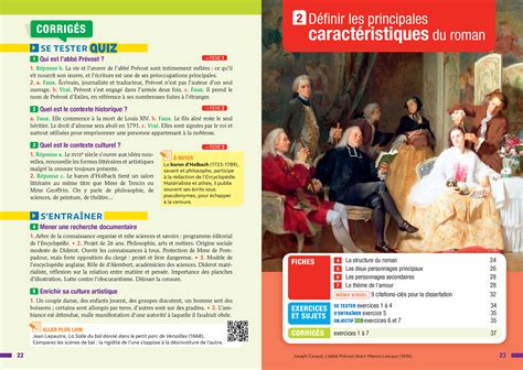 Profil Abbé Prévost Manon Lescaut oeuvre au programme Bac de
