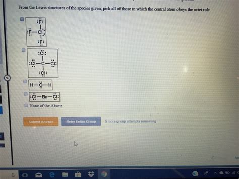 Solved From The Lewis Structures Of The Species Given Pick Chegg