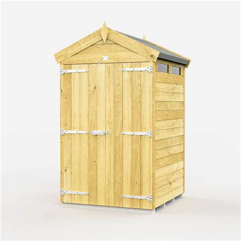 4ft X 4ft Apex Security Shed TAFS Garden Co Telford Shropshire