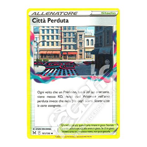 161 196 Città Perduta Non Comune IT MINT Federicstore