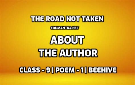 What Is The Structure Of Poem The Road Not Taken Infoupdate Org