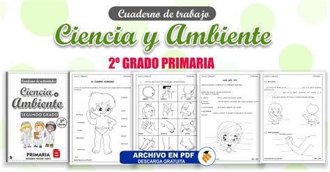 Cuaderno de Ciencia y Ambiente 2º Grado primaria Material Educativo