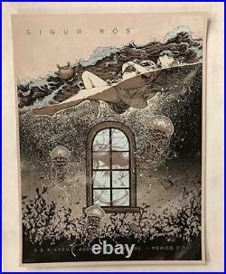 Sigur Ros Mexico City Original Concert Poster Silkscreen