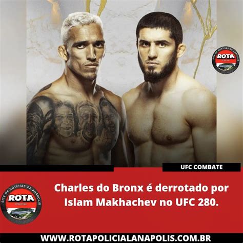 Charles do Bronx é derrotado por Islam Makhachev no UFC 280 Rota