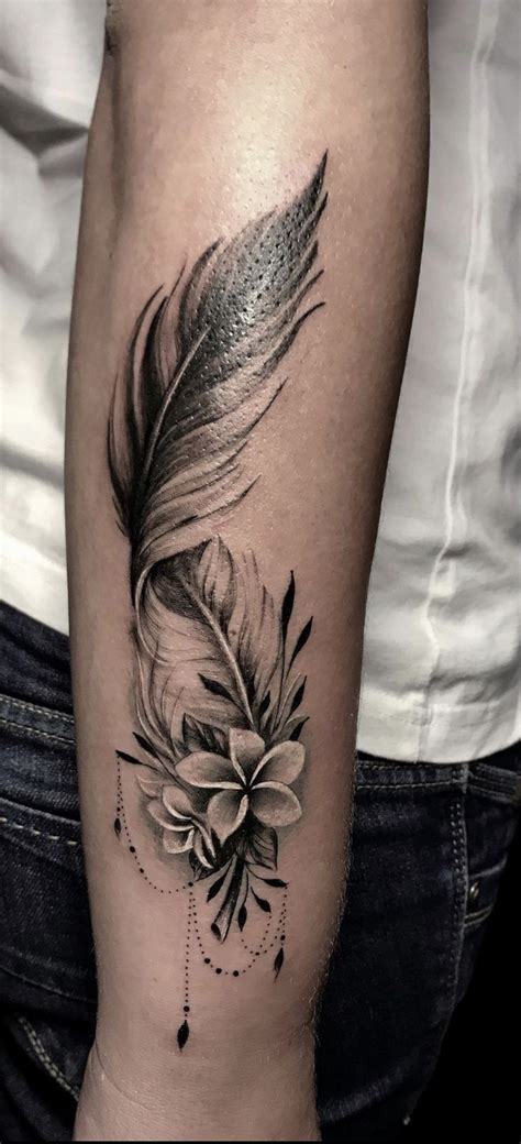 Feather Tattoo Forearm