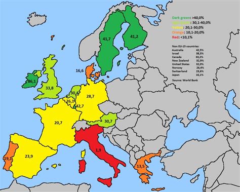 CRESCITA DEL PIL NEGLI ULTIMI 20 ANNI ITALIA ULTIMA IN EUROPA