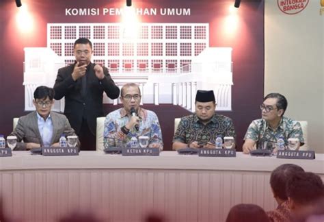 Kpu Tetapkan Caleg Dpr Ri Pemilu Deras