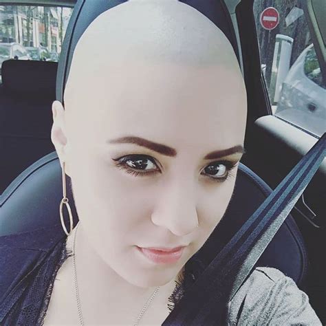 Hairdare Bald Smooth Headshave Closeshave Baldwoman Shavedhead Baldbychoice Beauty