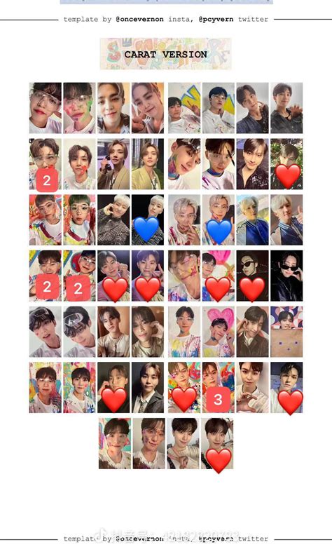 Wtt Seventeen Th Album Face The Sun Carat Ver Photocard Hobbies